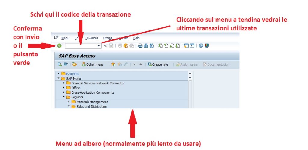 Le transazioni (transaction codes o T-codes) in SAP - CorsoSAP