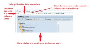 Le transazioni (transaction codes o T-codes) in SAP - CorsoSAP