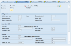 Le views del MRP nella scheda anagrafica del materiale - SAP ECC e SAP ...