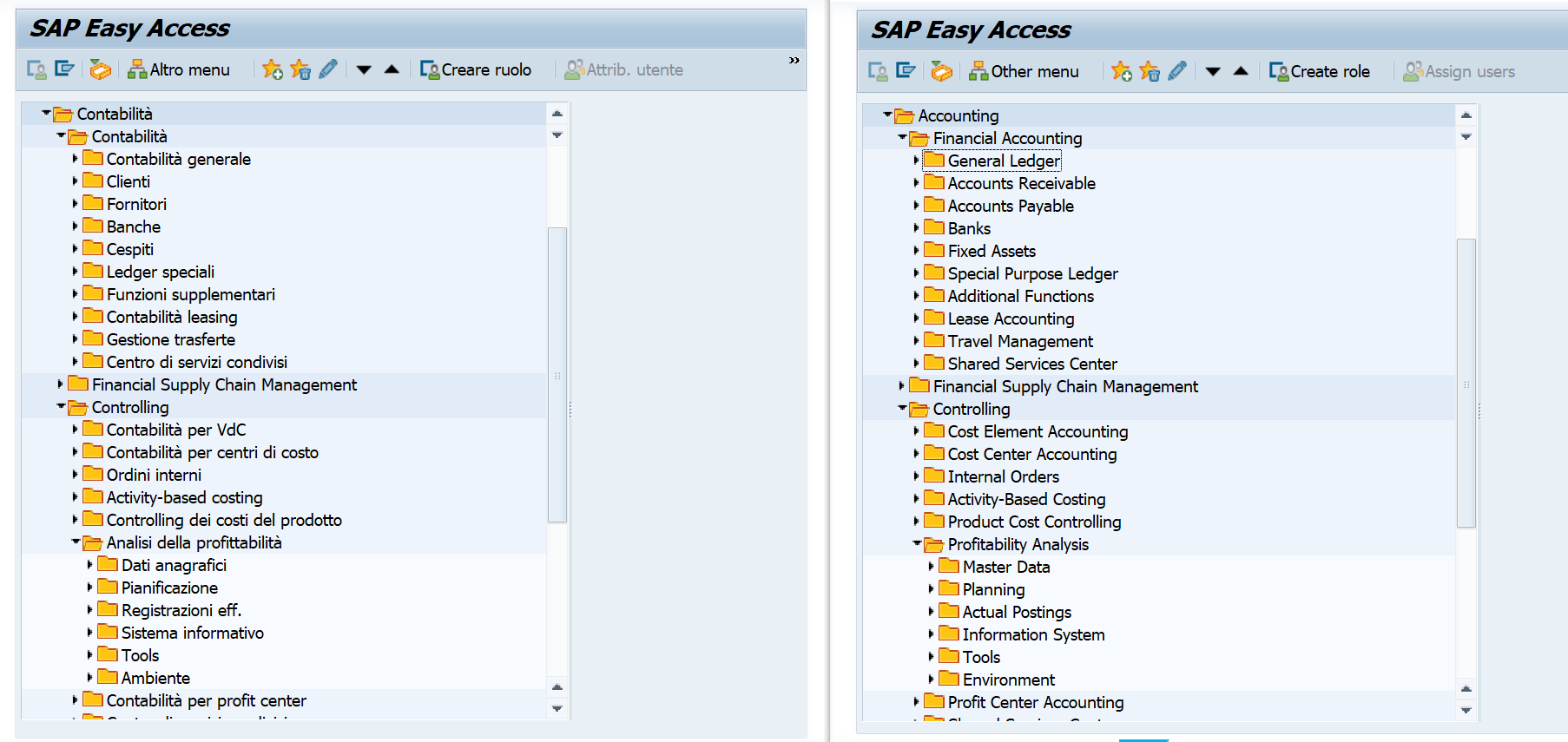 Utilizzare SAP ERP o SAP S/4HANA in italiano ed inglese - CorsoSAP