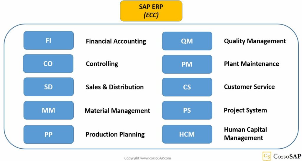 Quali sono le differenze tra SAP ERP ECC e SAP Business Suite? - CorsoSAP