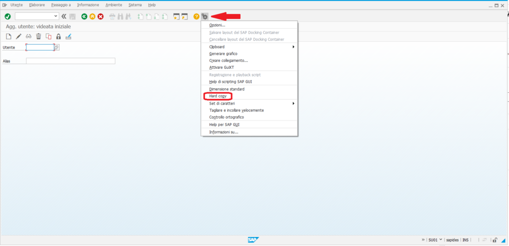 Come salvare e stampare delle schermate di SAP - CorsoSAP