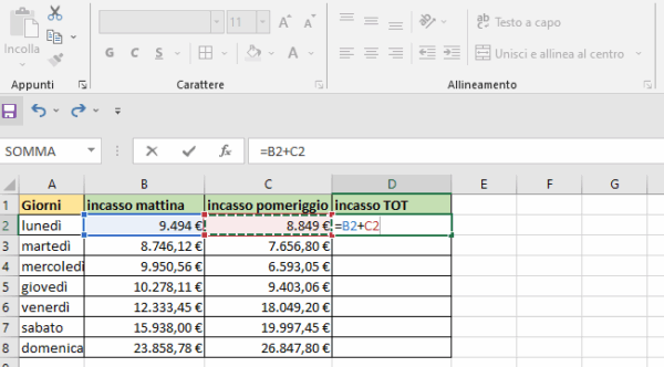 Introduzione alle funzioni di Excel - CorsoSAP