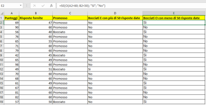 Guida pratica alla funzione SE di Excel - CorsoSAP