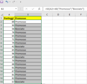 Guida pratica alla funzione SE di Excel - CorsoSAP
